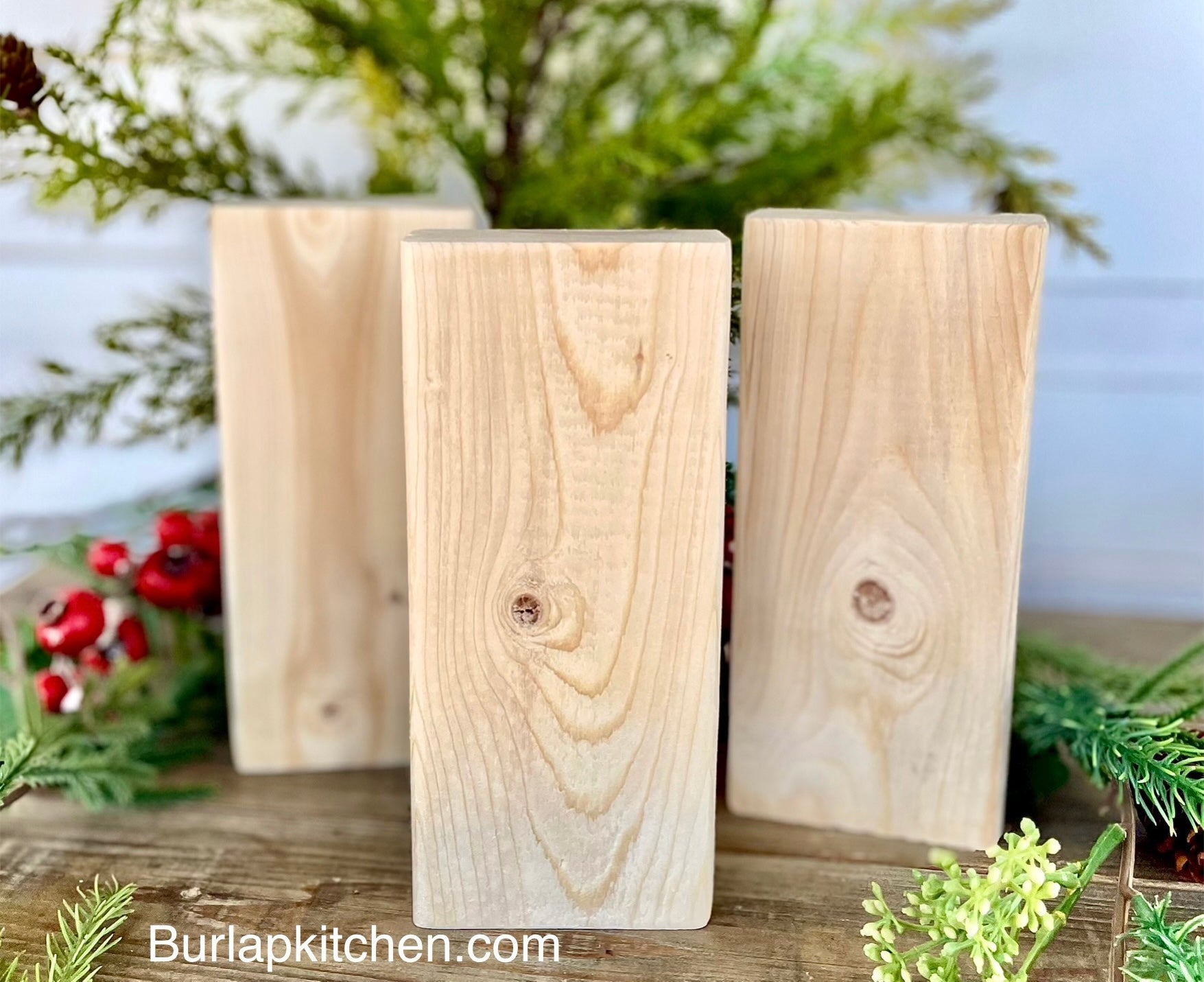 2x4 Blank Wood Blocks for Crafting - Roughly 8" Tall, Sanded Finish ...