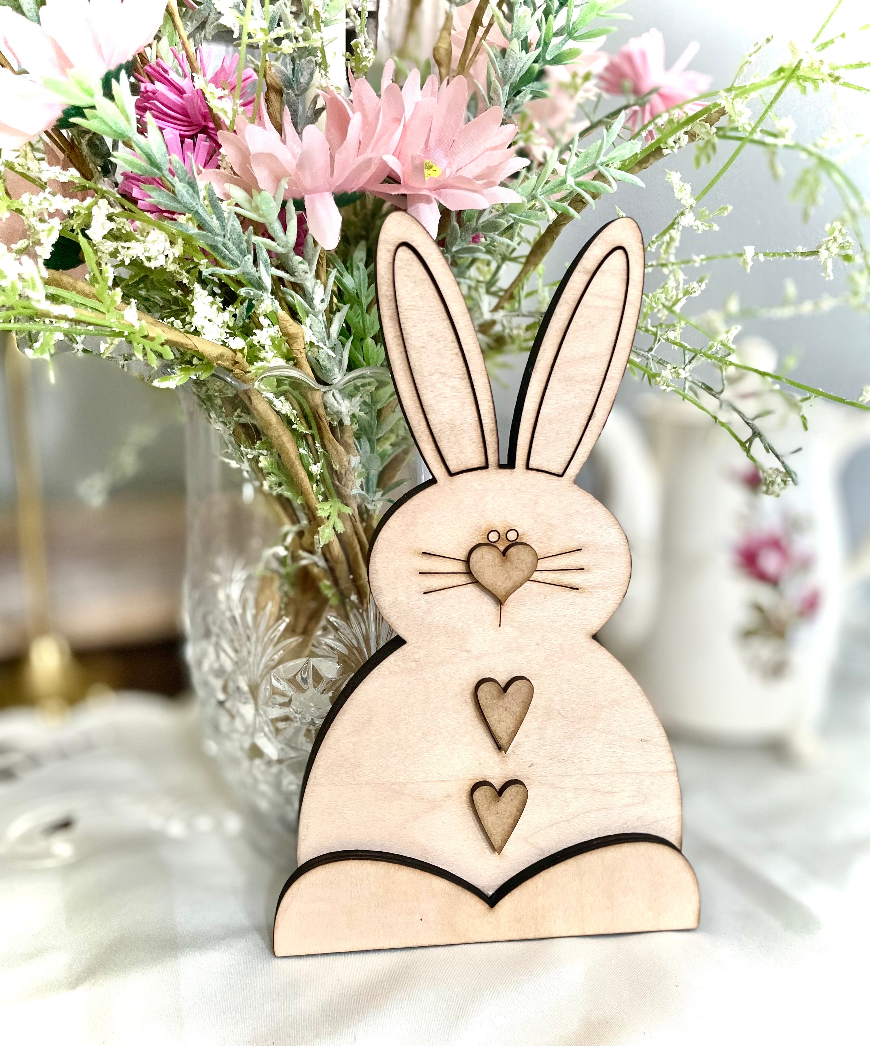 (CK) Winston the bunny - Maple Wood Craft Kit – Burlap Kitchen