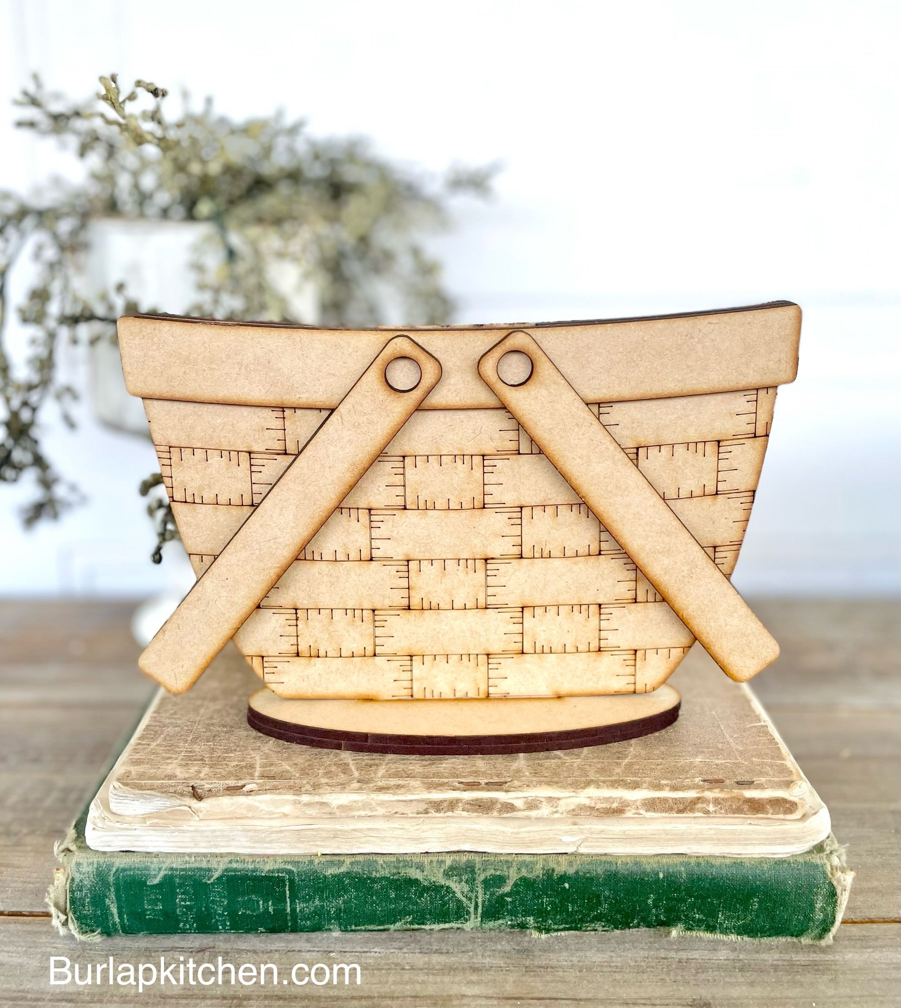 Basket for Interchangeable Inserts- (DIY Craft Kit) – Burlap Kitchen