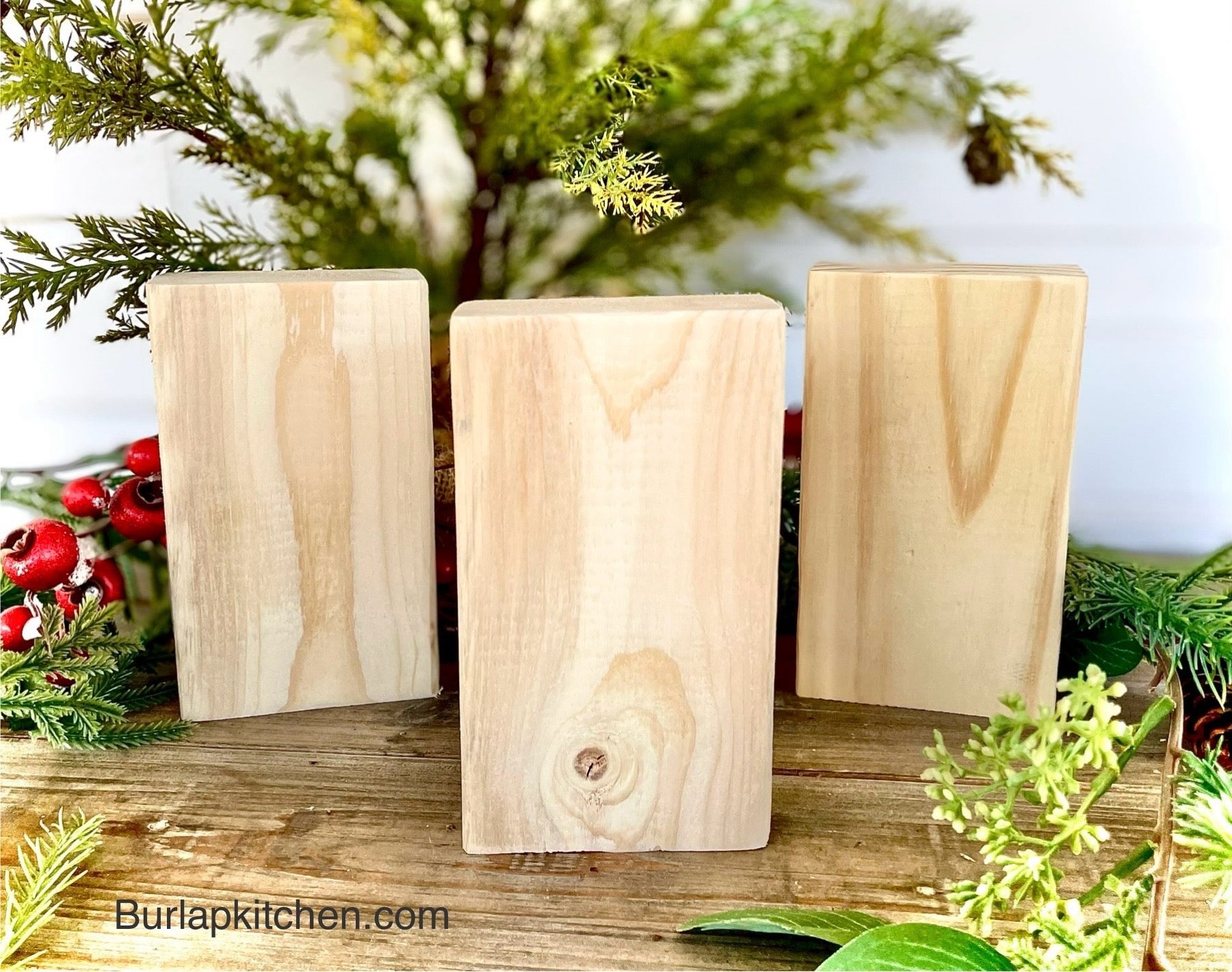 2x4 Blank Wood Blocks for Crafting - Roughly 6" Tall, Sanded Finish ...